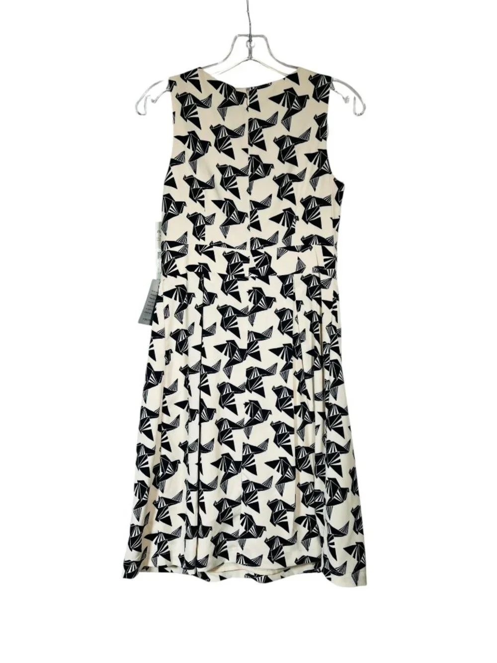 Eliza J | Dresses | Eliza J Origami Bird Print Fit Flare Dress Size 4 ...
